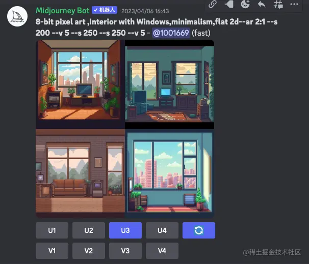如何用 midjourney 生成游戏素材近期你肯定常在网上看到别人用AI生成的逼真画作，本文将以游戏素材为例，教你如何 - 掘金