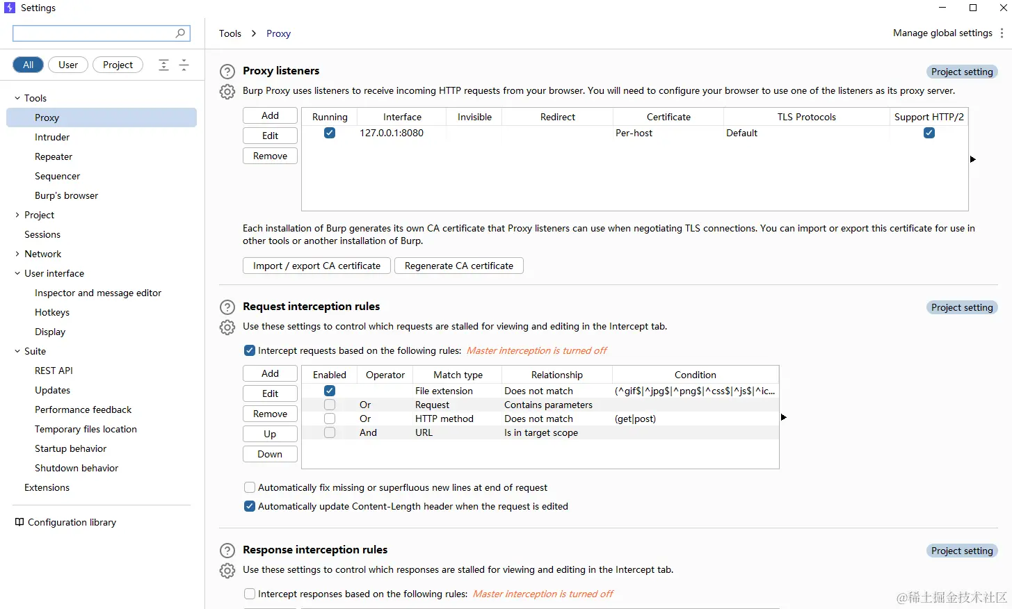 自学web安全day03--抓包工具基础--BurpSuite和Yakit一.BurpSuite 1.通信模式 1.无代 - 掘金