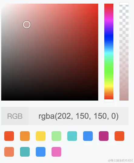 基于 Vue3 颜色拾取器vue-pick-colors，一款轻量级的颜色选择器组件，使用TS + Vue3 编写，开箱 - 掘金