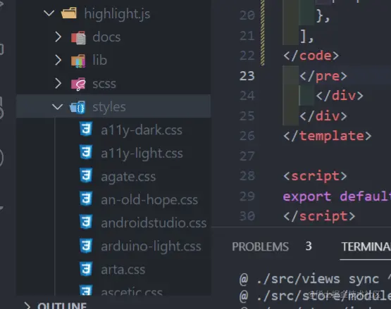 Vue中显示代码块 代码块高亮`highlightjs`是基于`javascript`的语法高亮库，目前支持125种编 掘金 