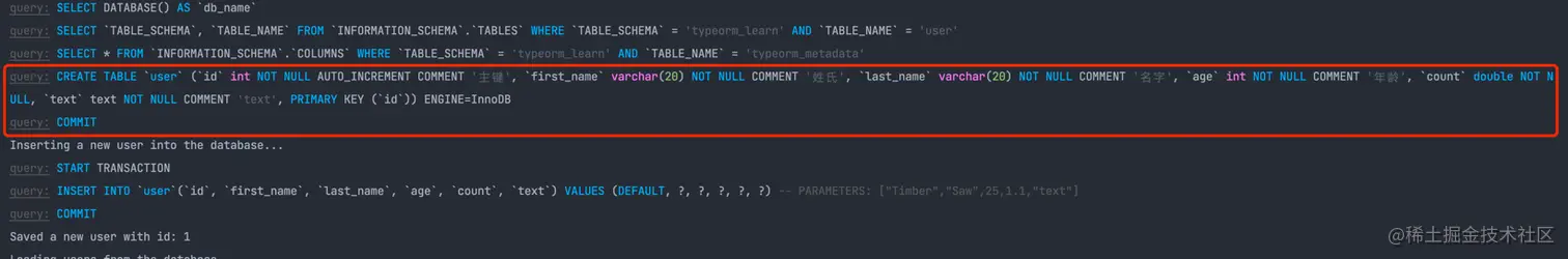 Nest.js 系列——在 Nest.js 中使用 Typeorm在 nest 中使用 typeorm typeorm - 掘金