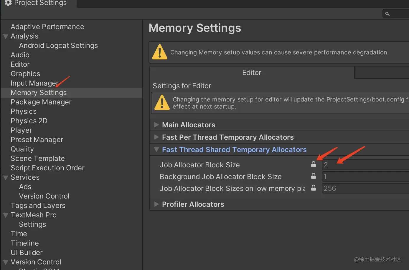 unity 报警告[Worker16] Internal: There are remaining Allocations on the JobTempAllo - 掘金