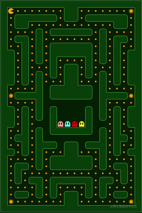 摸鱼写游戏之《欢乐吃豆人》Pac-Man最早的艺名叫Pakkuman，源于“パクパク食べる”的发音paku-paku t - 掘金