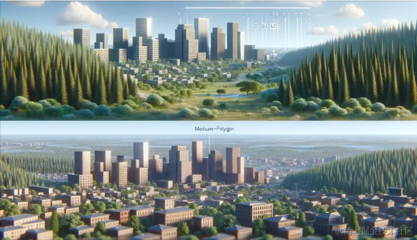 【Three.js】知识梳理十四：LOD（Level of Detail）技术在 Three.js 中，LOD（Leve - 掘金