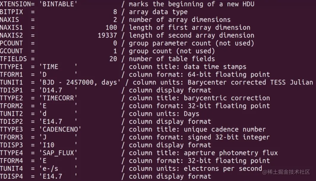 天文数据的利器-Fits文件fits全称为Flexible Image Transport System，它是一种用于世 - 掘金