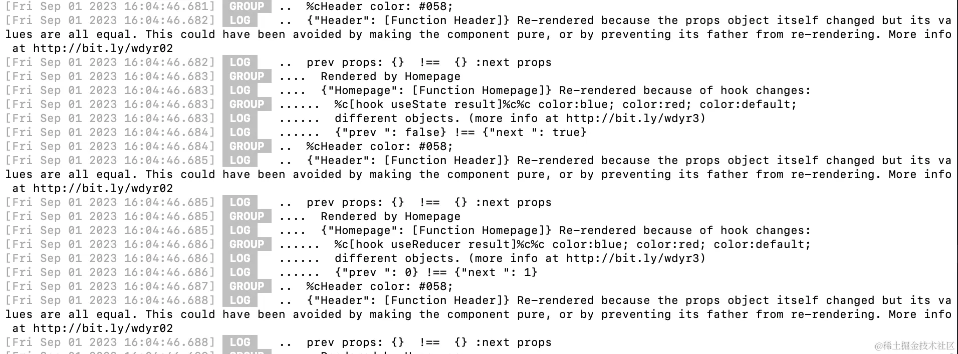 React & React Native 渲染优化神器：why-did-you-render近期项目遇到了一些性能瓶颈， - 掘金
