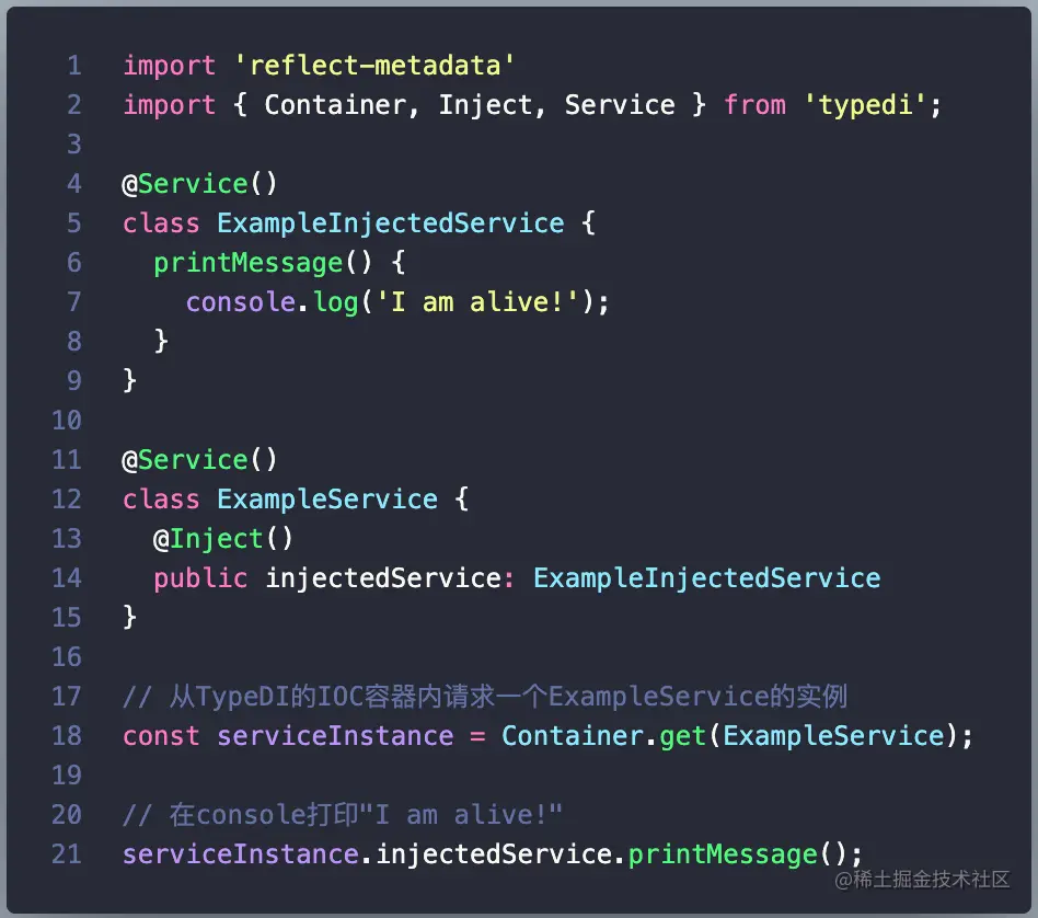 TypeDI、routing-controllers打造类Spring框架前言 TypeDI是一个TypeScript和 - 掘金