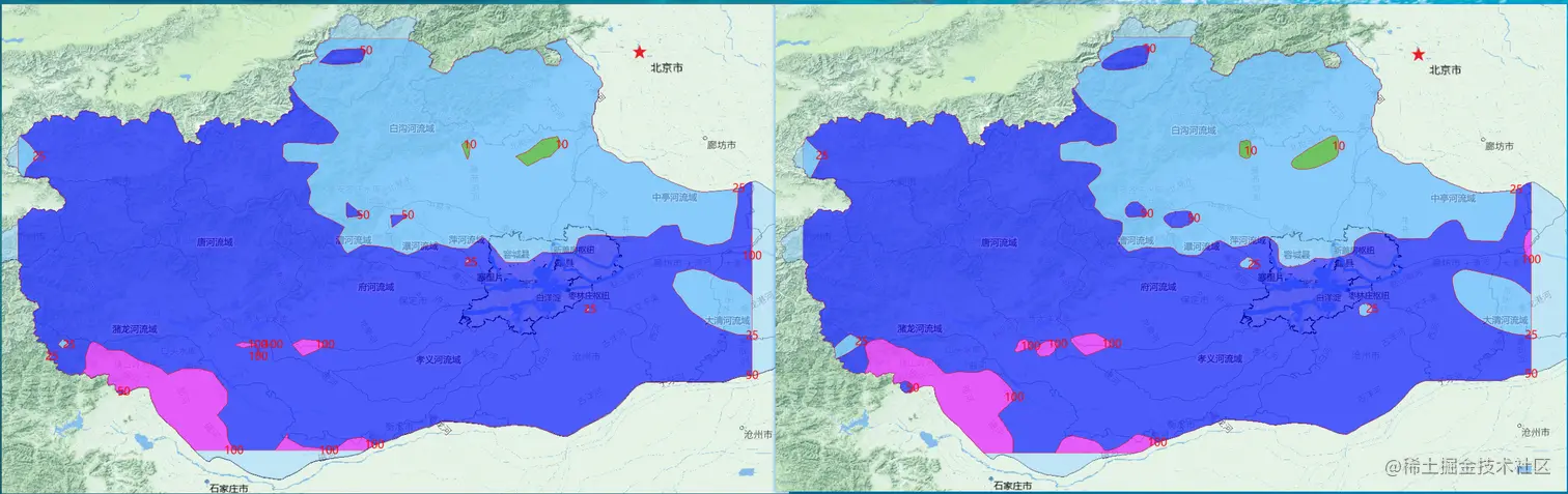使用mapbox-gl-js与turf.js绘制等值线图什么是等值线 等值线是制图对象某一数量指标值相等的各点连成的平滑 - 掘金