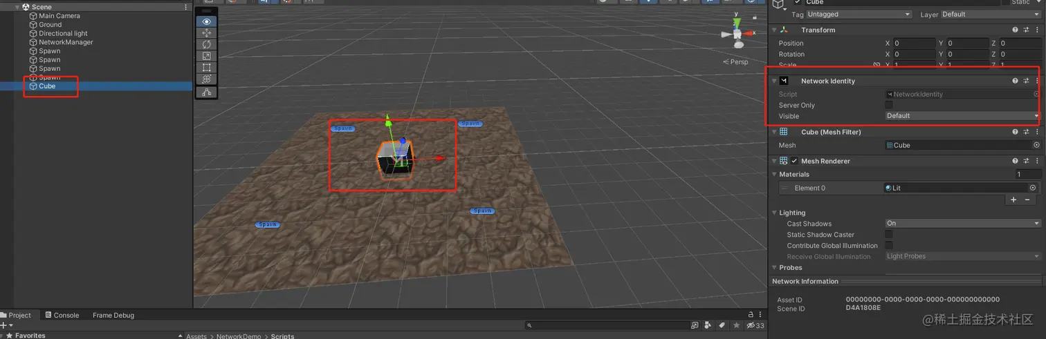 Unity Mirror联网游戏开发(4) 场景中的Game Objects携手创作，共同成长！这是我参与「掘金日新计划 - 掘金