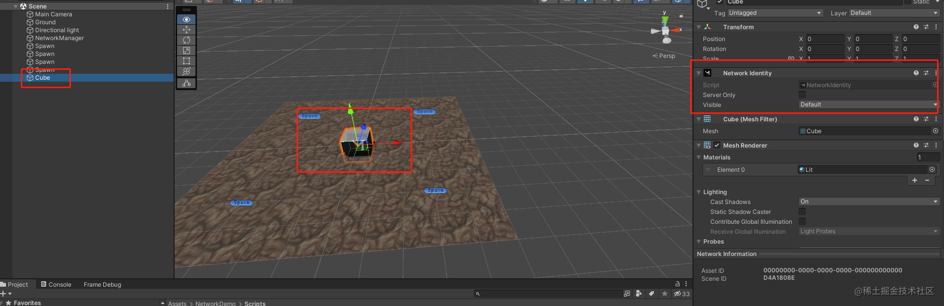 Unity Mirror联网游戏开发(4) 场景中的Game Objects - 掘金