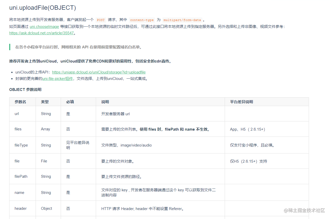 Uniapp 开发uploader文件上传组件 掘金