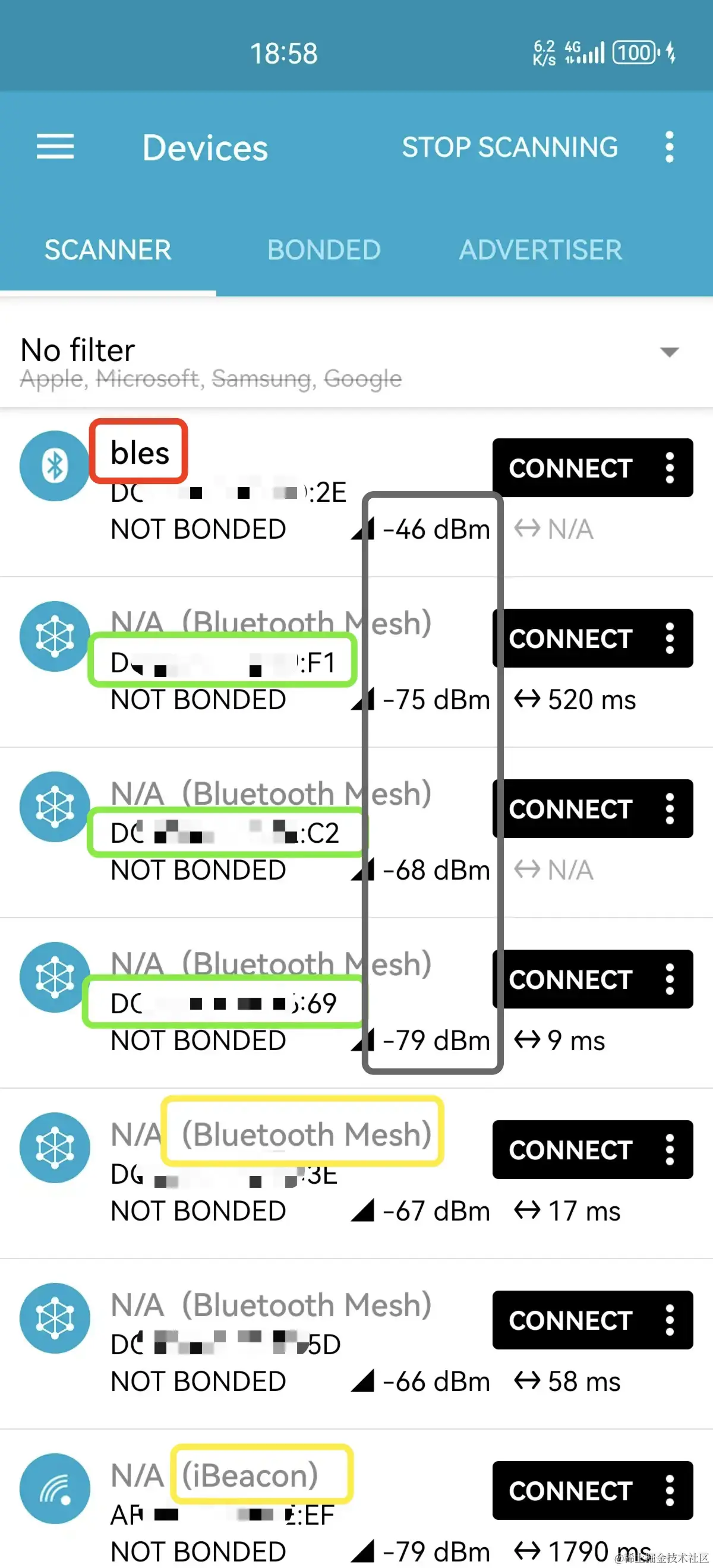 Android-蓝牙ble（广播篇）前言 前面我们介绍了蓝牙ble的扫描解析、连接与通信。本次我们来介绍一下androi - 掘金
