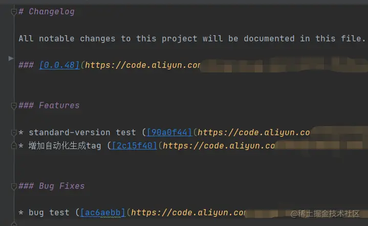 通过 standard version 自动化升级版本号、生成 changelog 及 tag1.安装 standard - 掘金