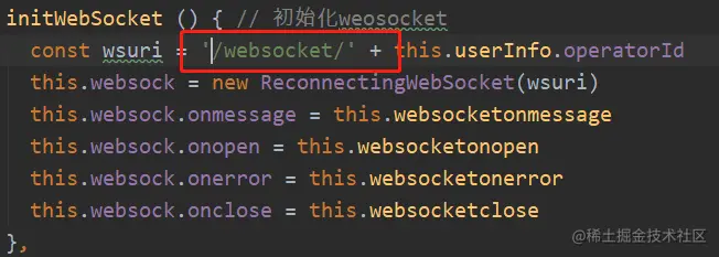 vue websocket动态代理配置问题在使用websocket的时候，做了如下配置（端口8080由我前端启动的端口决 - 掘金