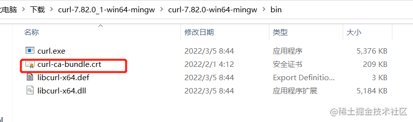 Git——解决找不到curl-ca-bundle.crt - 掘金