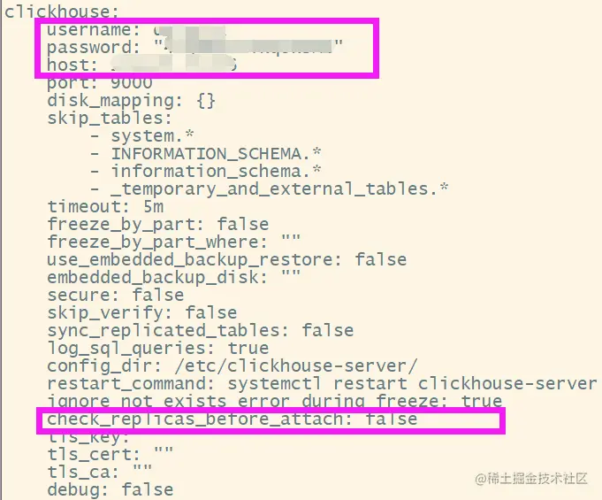 ClickHouse备份工具clickhouse-backup的使用ClickHouse同一集群，可以通过副本表的方式进 - 掘金