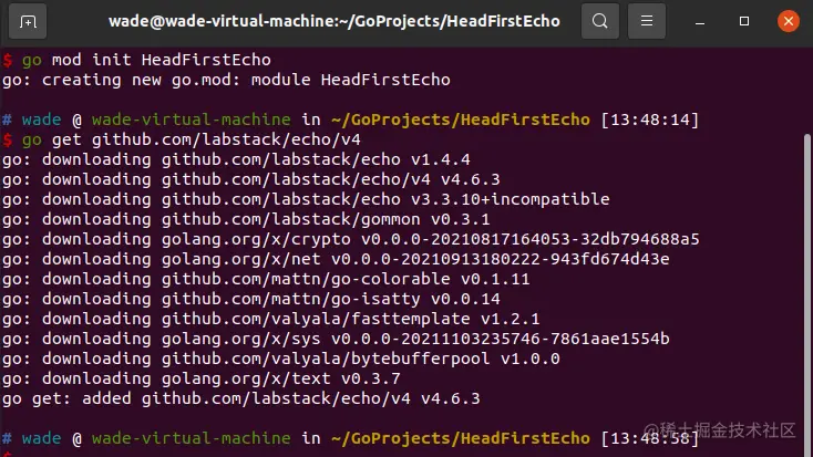 回声嘹亮 之 Go 的 Echo 框架指南 —— 上手初体验我正在参与掘金创作者训练营第4期，点击了解活动详情，一起学习 - 掘金