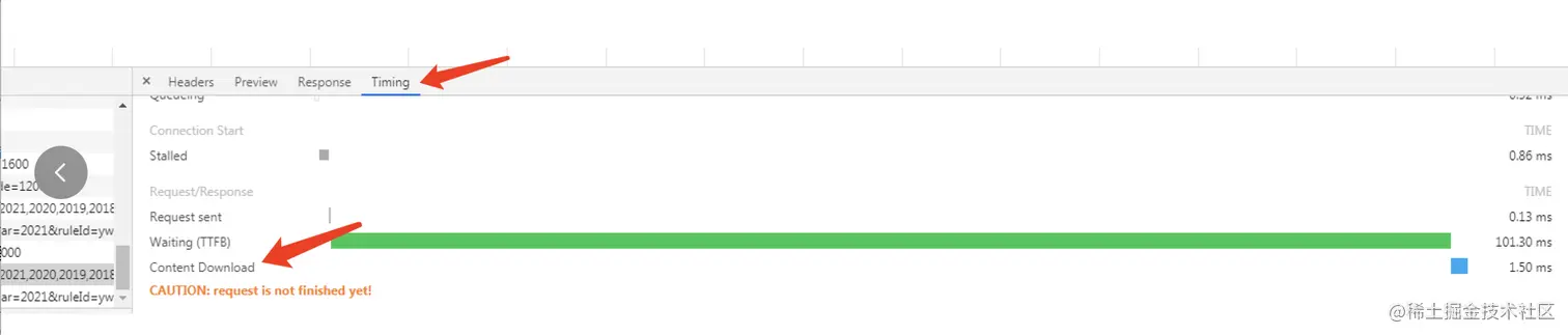 记一次问题排查----Caution: request is not finished yet！问题现象 前端页面访问某 - 掘金
