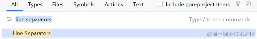 IDEA 解决 contents have differences only in line separators - 掘金