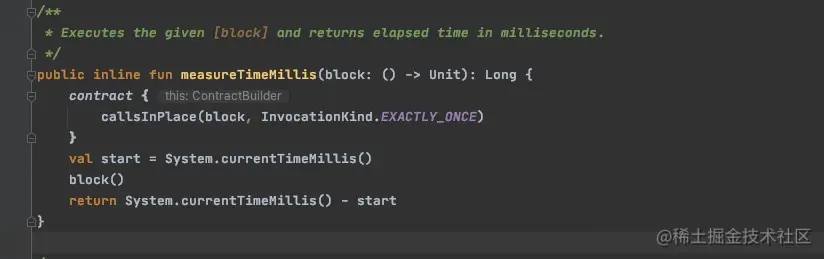 Android Kotlin 协程asyncmeasuretimemillis 统计一段代码耗时 内敛函数 Measur 掘金