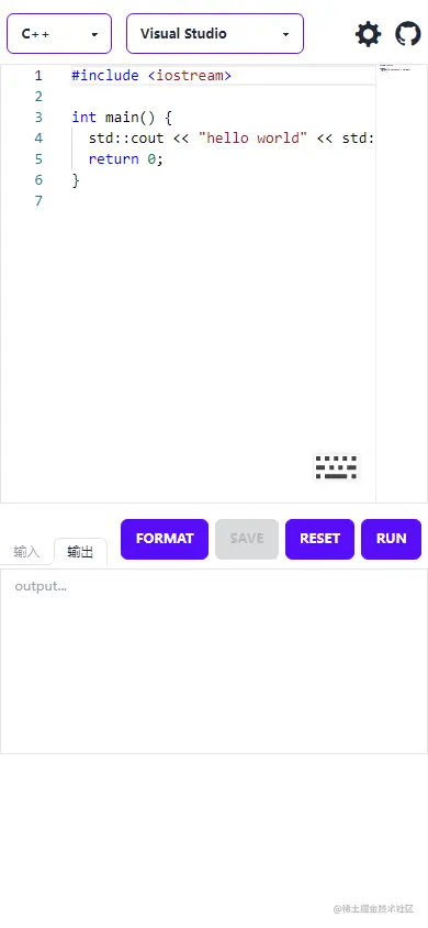 🚀 Runcode 在线代码运行编辑器 Runcode 线上代码运行编辑器，支持C、C++、Go、Nodejs、Rus - 掘金