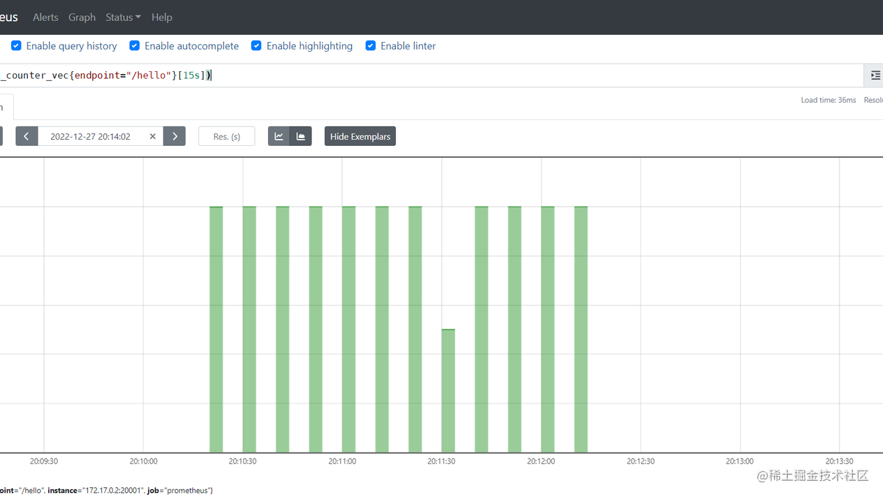 Docker 部署 Prometheus 实现一个极简的 QPS 监控 - 掘金