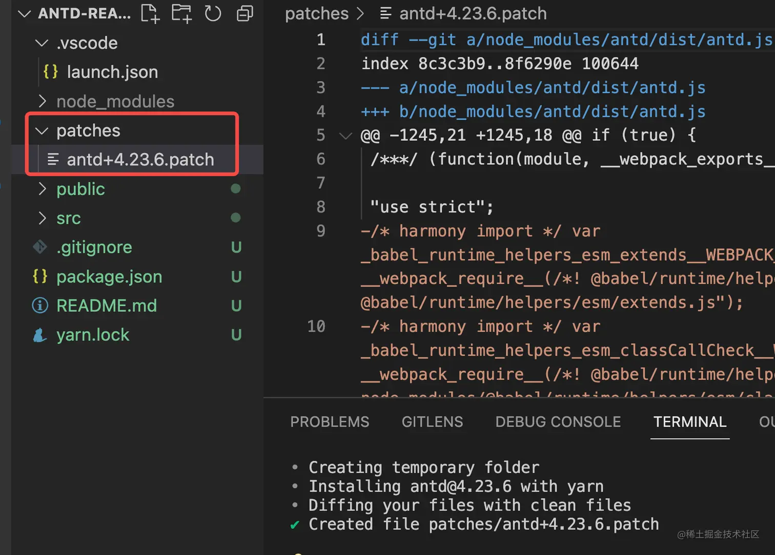 为什么说 90% 的前端不会调试 Ant Design 源码？写 react 项目的小伙伴应该都用过 antd 组件库， - 掘金
