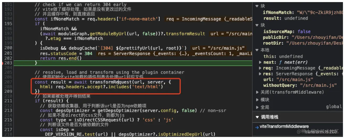 Vite系列：如何对模块请求进行transform当我们创建一个vite+vue3的项目，然后执行npm run dev - 掘金