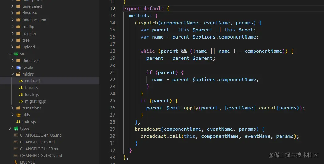 自定义表单组件，让它可以使用 ElementUI 中 el-form 提供的上下文和验证功能让 el-form 控制自定 - 掘金