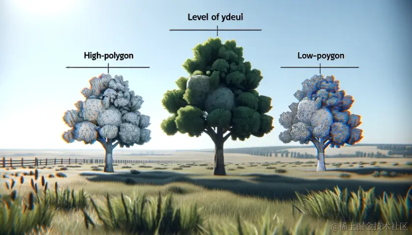 【Three.js】知识梳理十四：LOD（Level of Detail）技术在 Three.js 中，LOD（Leve - 掘金
