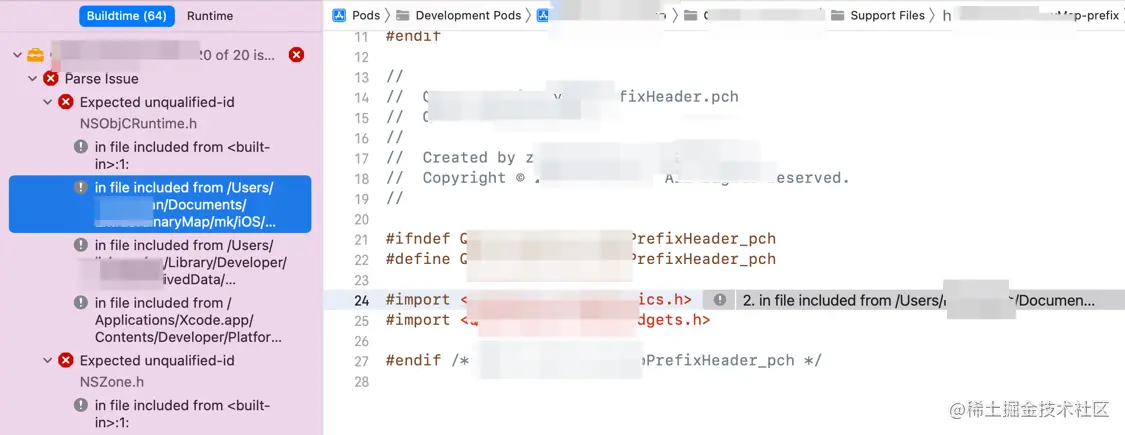 Expected unqualified-id编译错误分析和解决今天在把C++工程引入方式从.a改为源码引入时遇到Exp - 掘金
