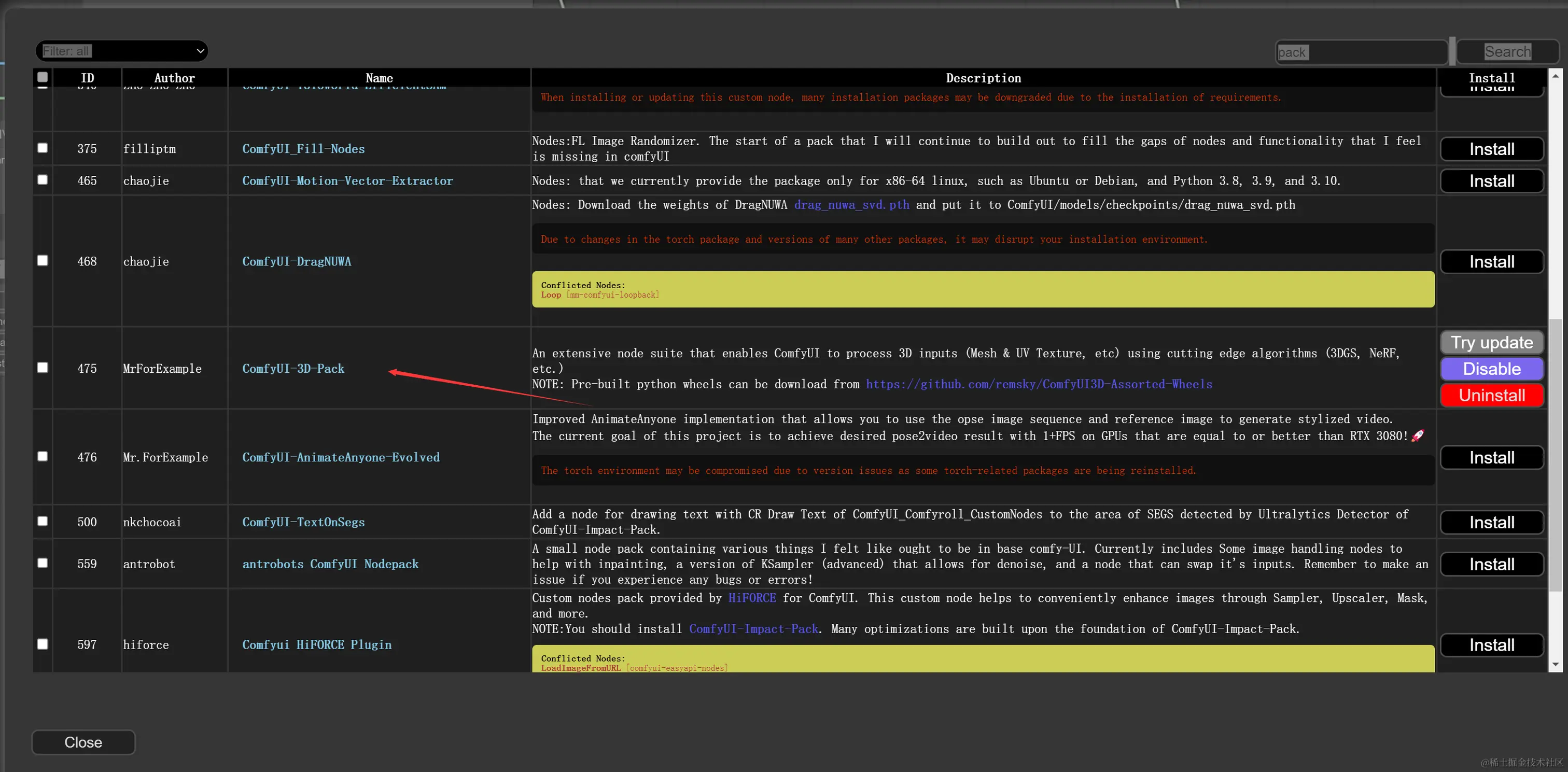 ComfyUI-3D安装教程1.下载ComfyUI https://github.com/comfyanonymous/ - 掘金
