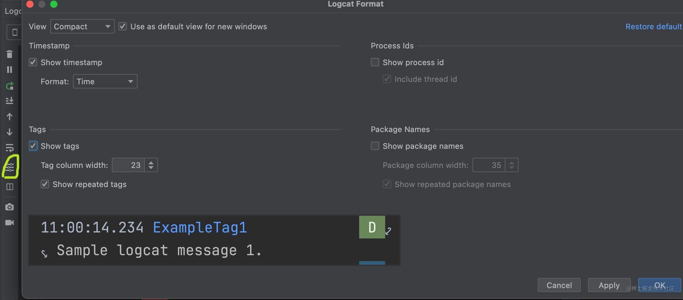 新版Android Studio Logcat view使用简明教程 - 掘金