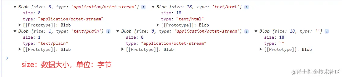 JS中的二进制对象：Blob、File、ArrayBuffer，及转换处理：FileReader、URL.createObjectURL - 掘金