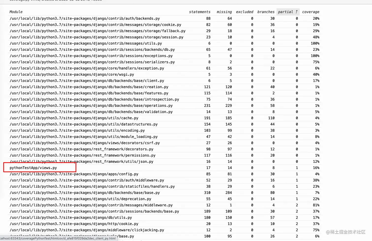 Python覆盖率框架coverage初探python Coverage库的使用探索，了解单元测试使用方法和结合工程运 掘金