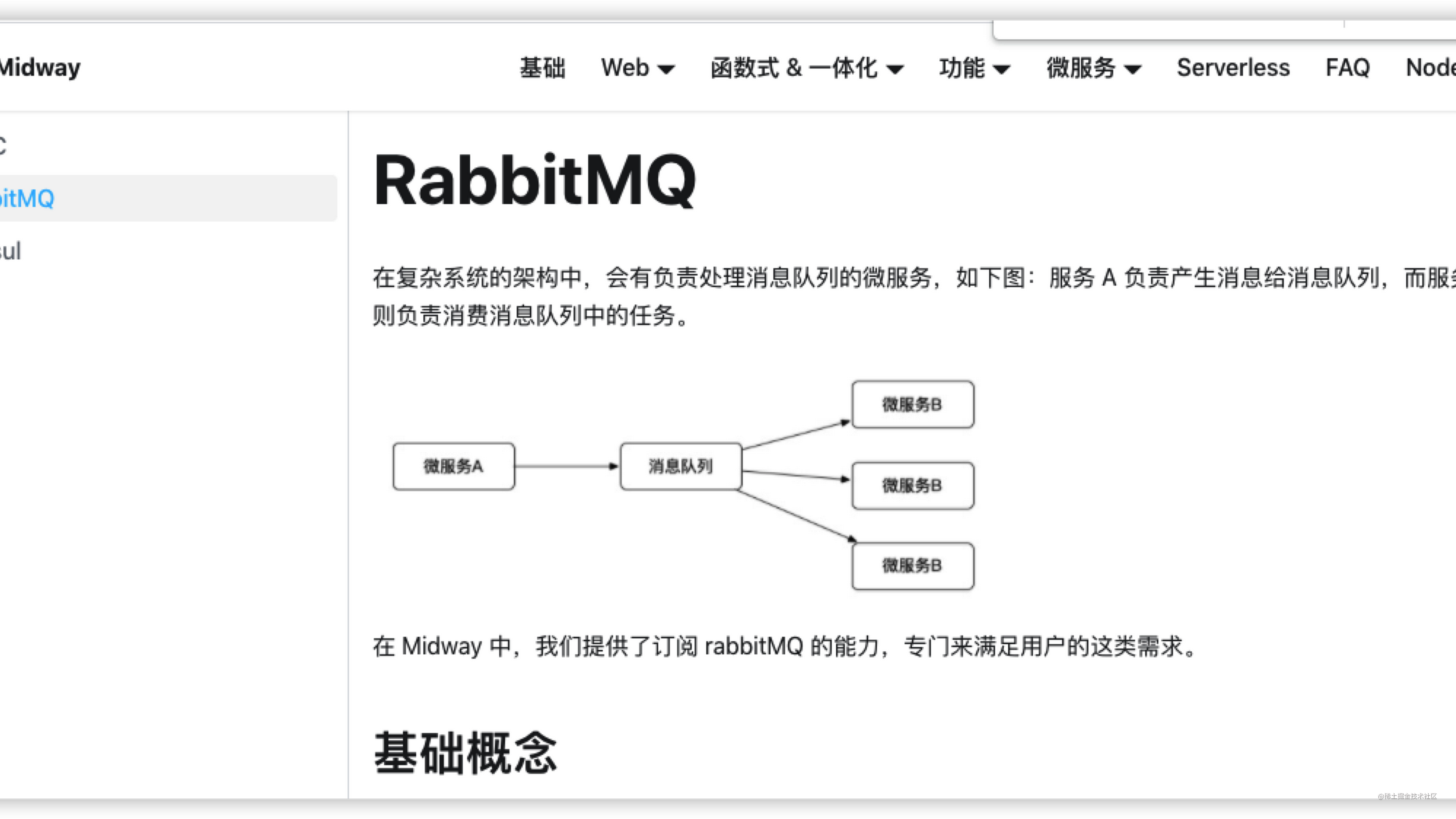 Midway.js 使用RabbitMQ的使用过程 - 掘金