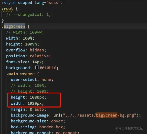 大屏自适应 scale解决方案（1）创建一个组件SacleBox （2）引用组件 （3）用ScaleBox组件包裹整个页 - 掘金