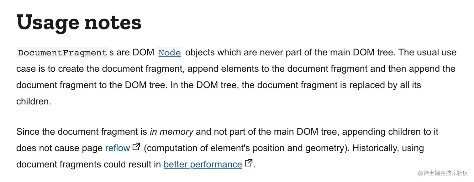 前端优化之分分钟学会渲染百万条数据不卡顿大家都知道，js是单线程语言，而且dom的操作（如插入、删除等）所带来的性能损耗 - 掘金