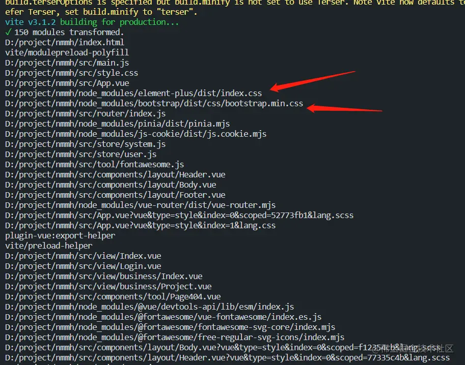 vite3 构建 配合cdn构建排除css入口文件实战 ；rollupOptions.output.manualChunks - 掘金