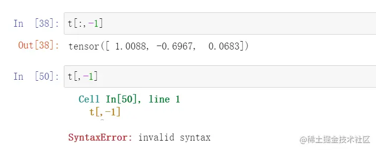 PyTorch项目实战04——Tensor的索引访问 Tensor 中某个元素 和Python中列表的下标一样，Tens - 掘金