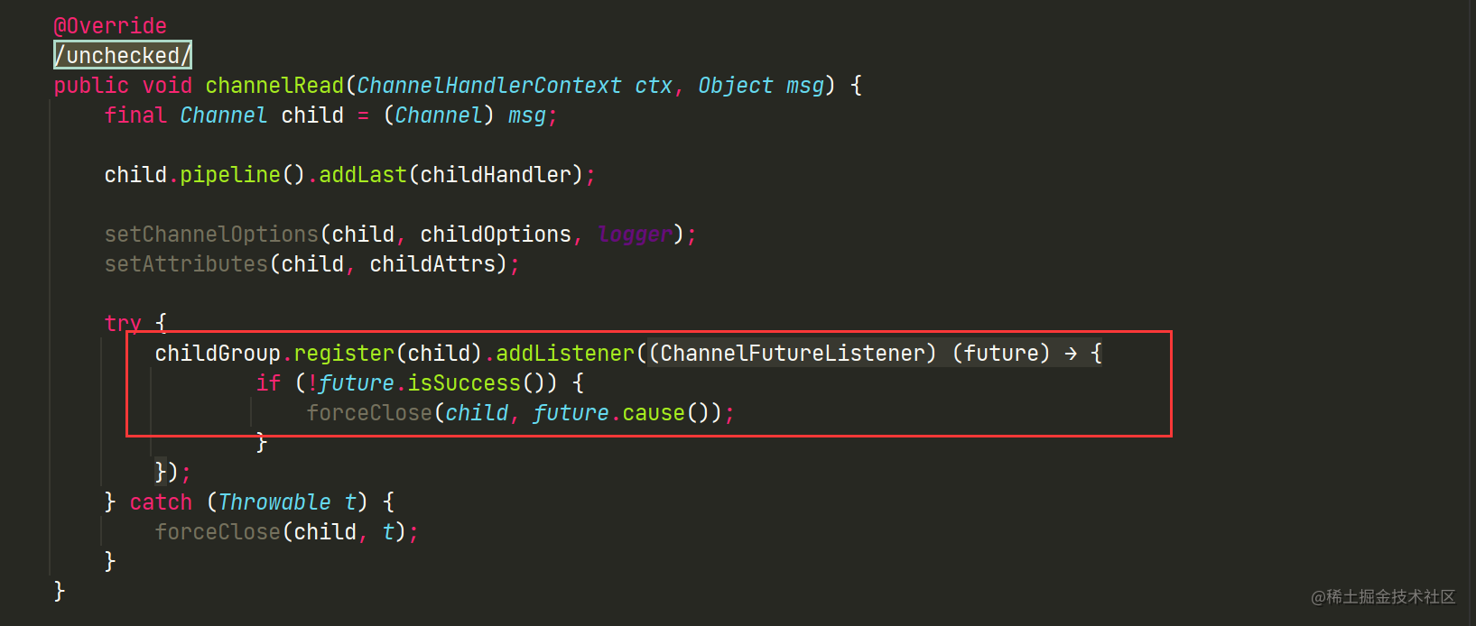 Netty源码分析-ChannelHandler方法执行顺序和如何工作 - 掘金