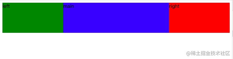 CSS: How to achieve the left and right width, middle adaptive layout ...