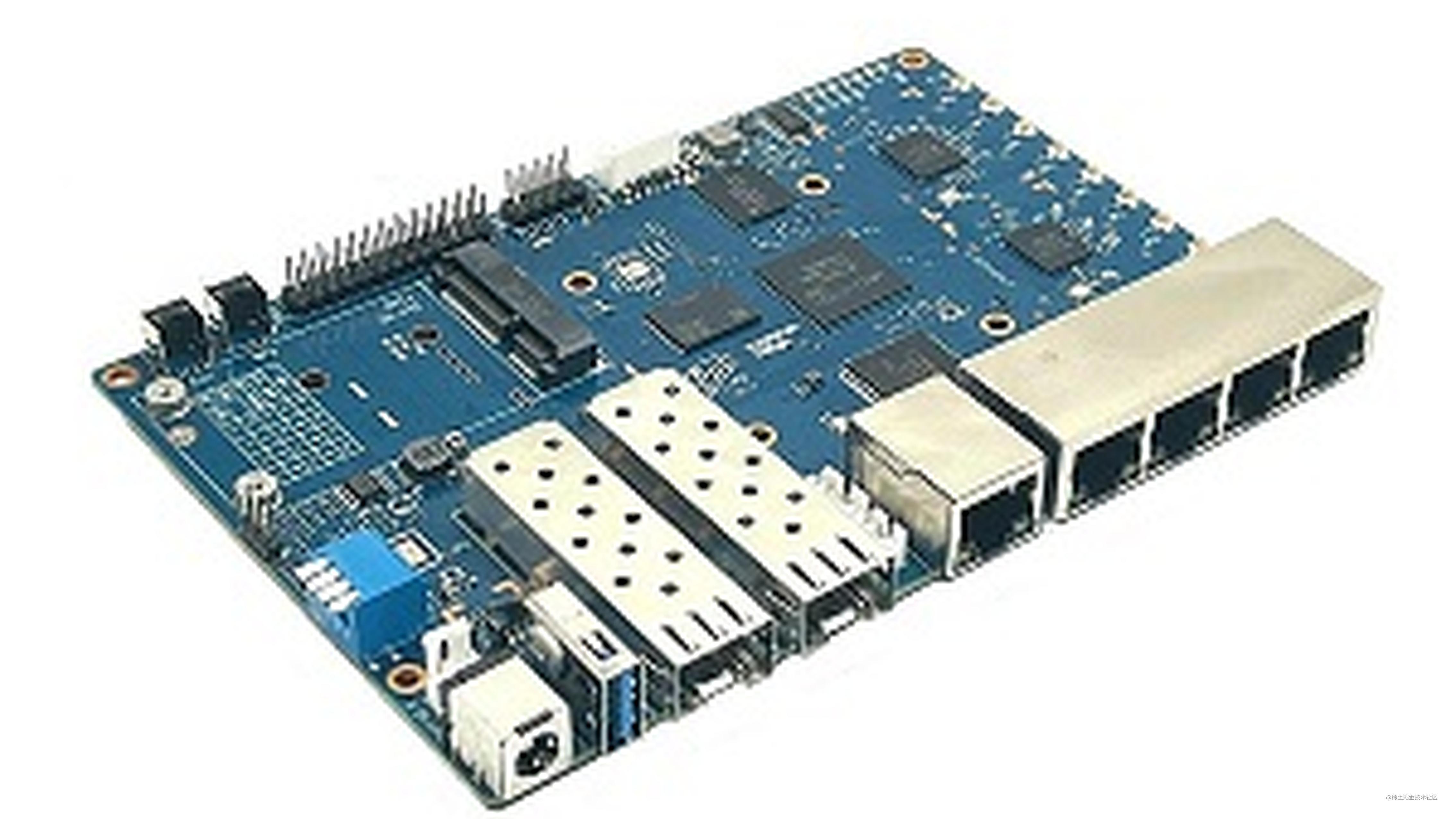 香蕉派 BPI-R3 开源路由器开发板采用 联发科MT7986(Filogic 830)芯片设计,支持Wi-Fi 6/6E,2.5GbE ...