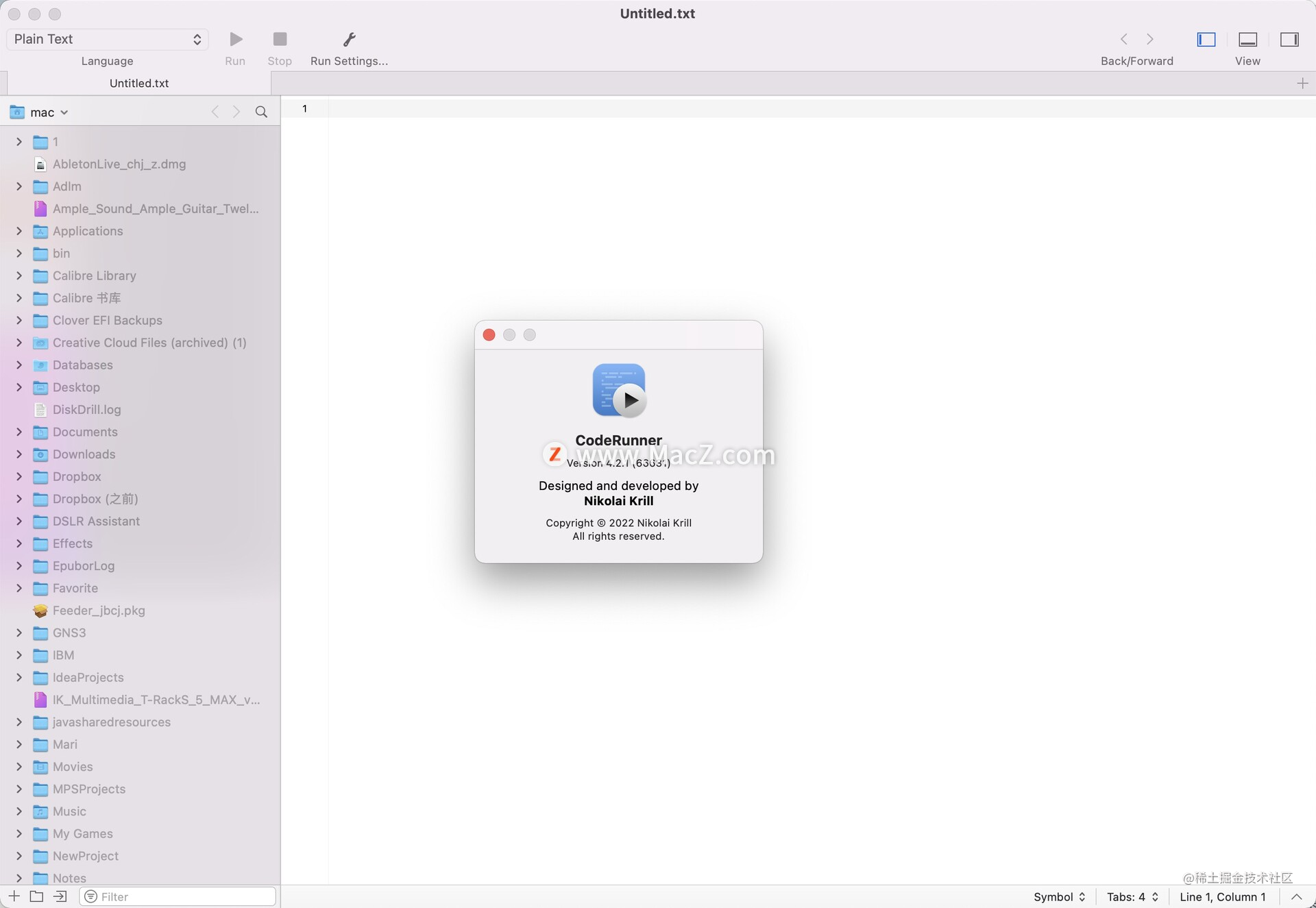 Coderunner 4 For Mac 多功能代码编辑器 掘金