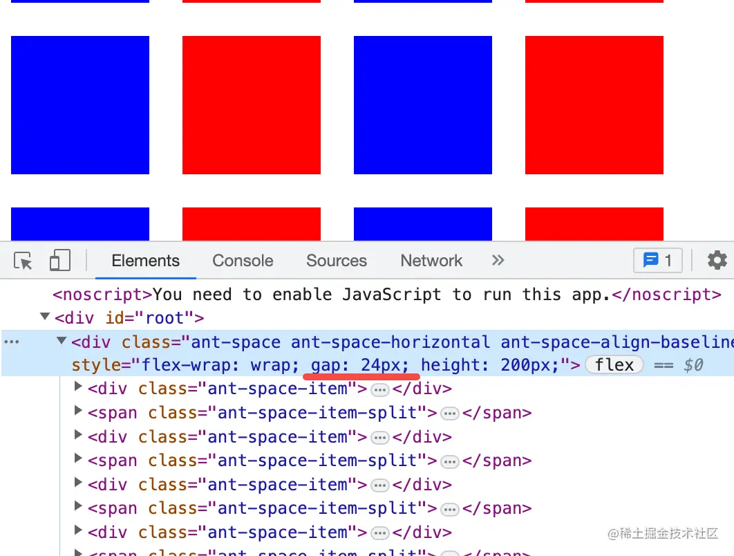 没写过复杂 React 组件？来实现下 AntD 的 Space 组件吧用 React 技术栈的小伙伴基本每天都在写 R - 掘金