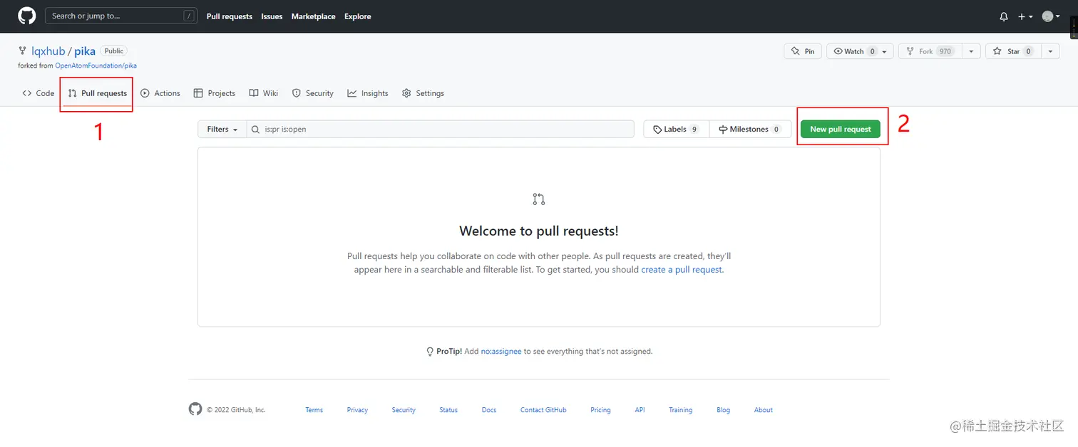 github 提交 pull request 流程 和 commit重复解决办法 - 掘金