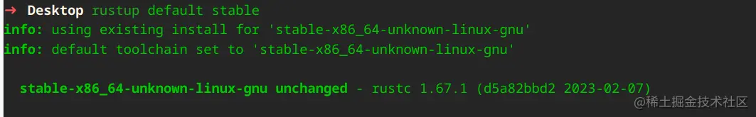 Rust切换默认版本可以通过命令rustup toolchain list 查看安装的版本，通过rustup defau - 掘金