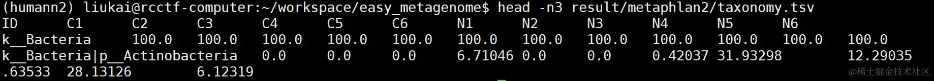 易宏基因组分析流程--记录一、数据预处理 1、准备工作 1.1 查看工作目录 1.2 检查元数据文件格式 1.3 元数据 - 掘金