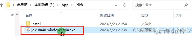 windows同时安装Java8和Java17（详解）一、Window电脑安装JDK8详解 第一步、下载JDK 此步骤略 - 掘金
