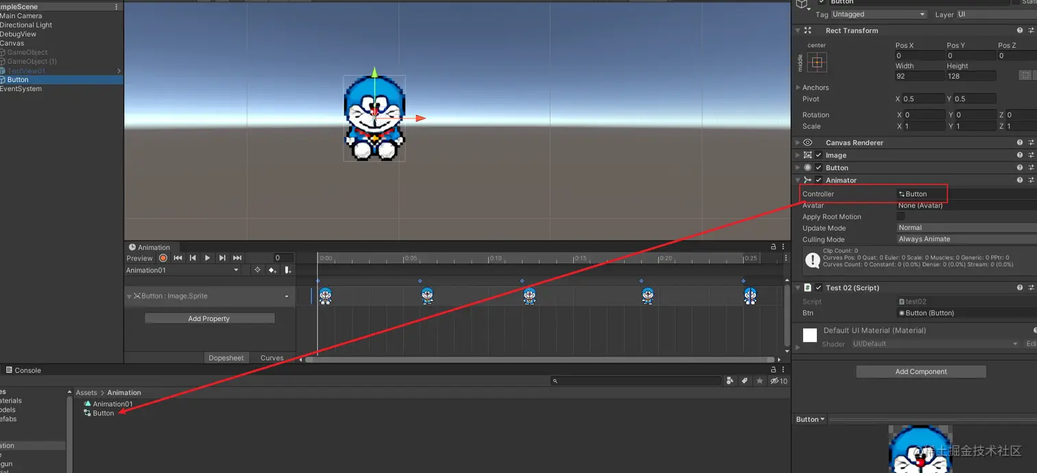 unity使用Animation实现点击序列帧动画效果 实现 1、创建animation 2、将图片拖进animatio - 掘金